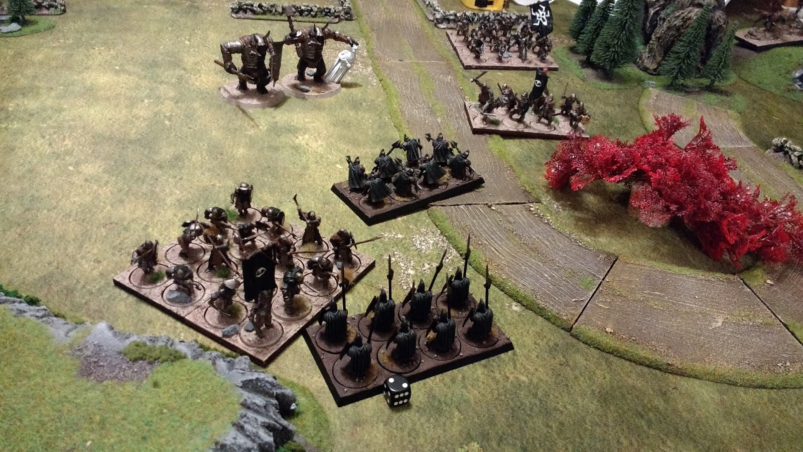 Crucium Giger's Miniatures Blog: Fallen Dwarves vs Orcs - Dragon Rampant