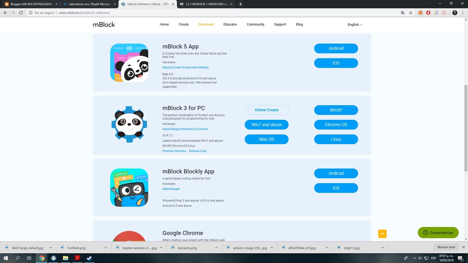 MICROCONTROLADORES C5-A 2019-I: Laboratorio N°9: Programación de ...