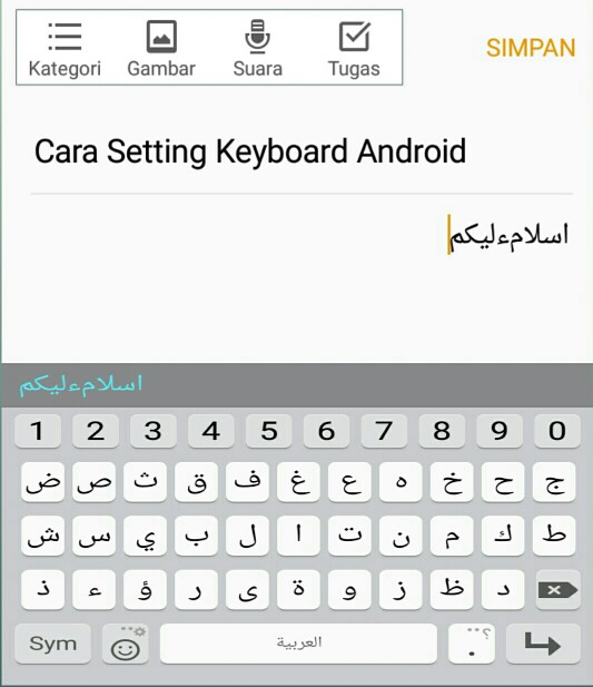 Cara Mengubah Keyboard Menjadi Bahasa Arab di Android - Tutorial bisnis