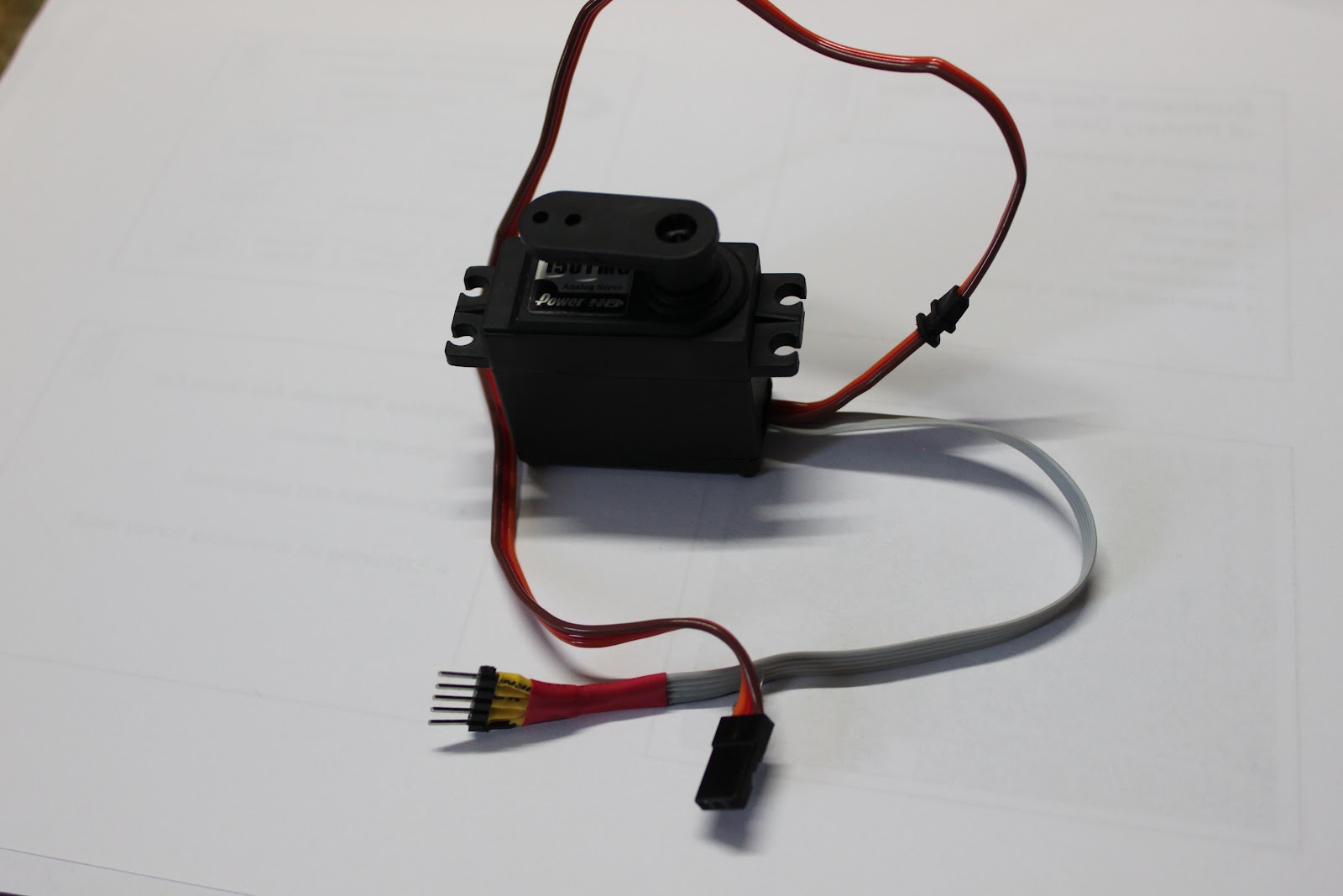 dccharacter's electronics projects: Modifying servo for continuous ...