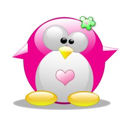 I love ubuntu!: #TUX LINUX PINGUIN MASCOT AVATAR