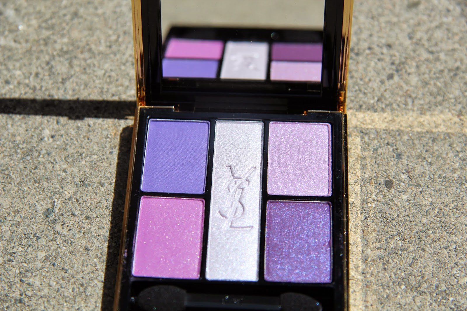 meganscribbles: YSL Beauty Ombres 5 Lumieres Eye Shadow in 4 Lilac Sky