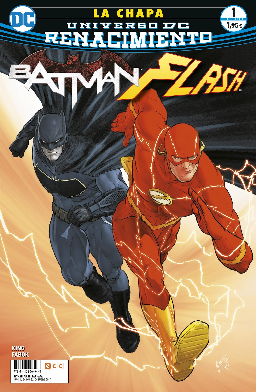 Cómic: Reseña de "Batman / Flash: La Chapa" 1 al 4 de Joshua Williamson y Tom King - ECC Ediciones