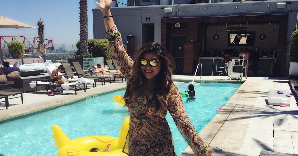 the fabulous file: Pool Party at the W Hollywood Hotel!