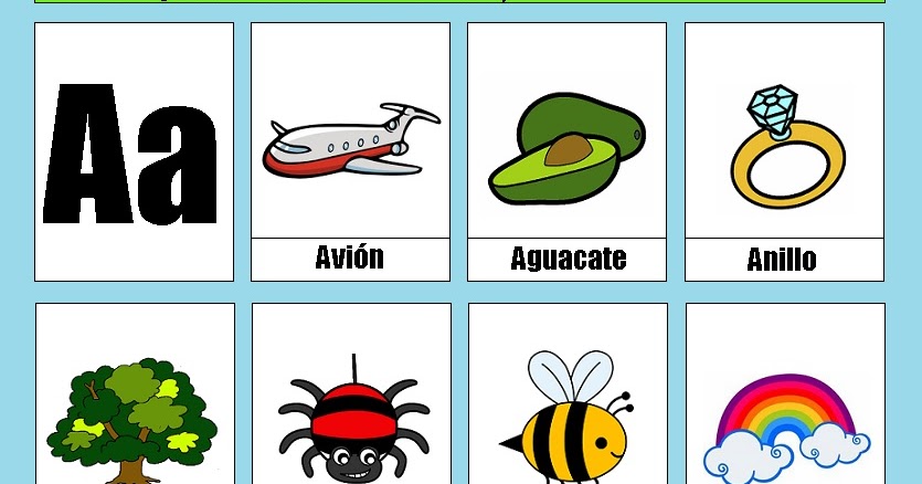 P3 - Aula de los peces: Palabras que comienzan con la A: