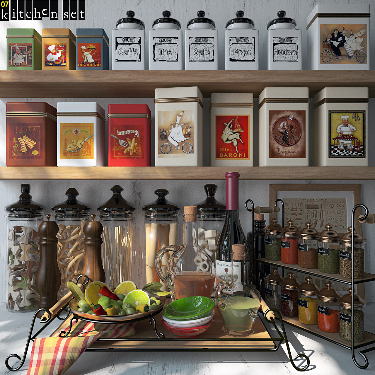 1. Kitchen Sets Collection Free Sketchup Models