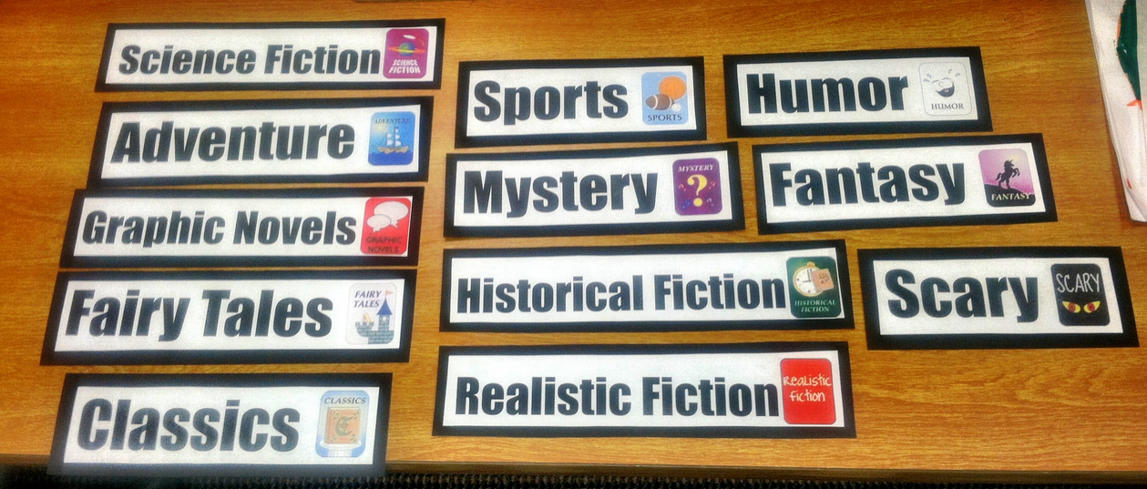 The Library Voice: It's Time! We Are Moving Our Fiction Into The Genre ...