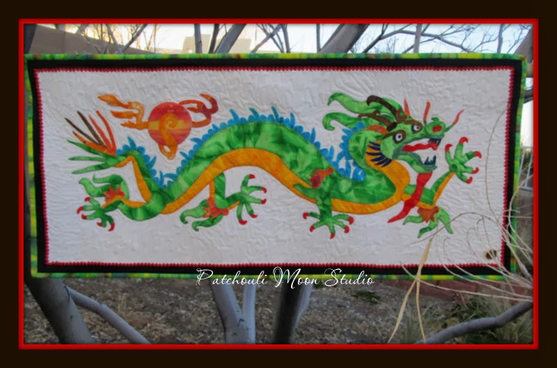 Patchouli Moon Studio: Chinese Dragon Quilt
