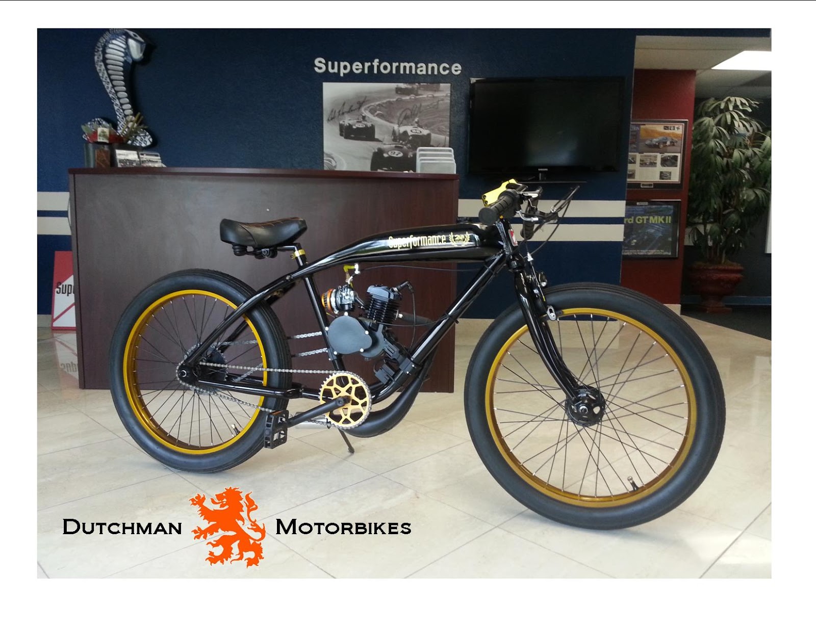 Dutchman Motorbikes: Shelby Cobra Tribute Bike for Superformance 20 ...
