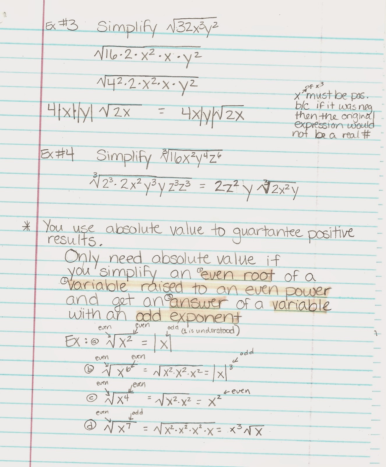 Algebra Alerts (Algebra 1 and 2): Alg 1: Lesson 11.2 Notes and HW ...