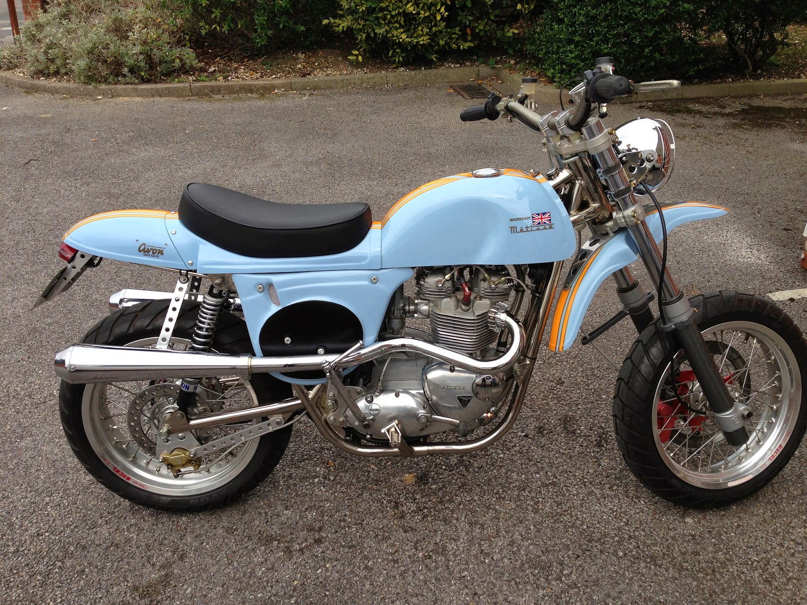 Racing Cafè: Triumph Rickman Métisse "Street Scrambler" by Red Max ...