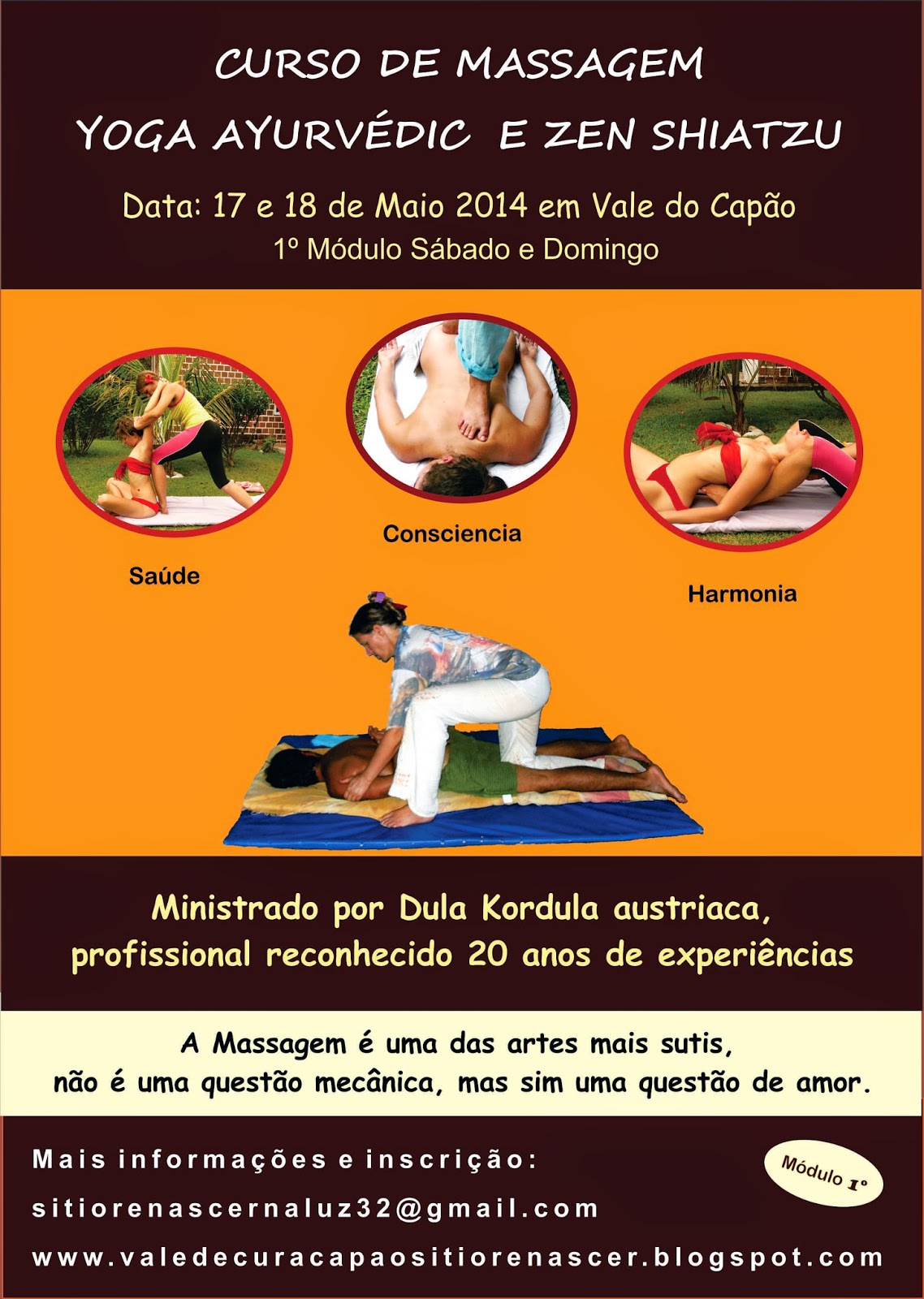 Luz Da Merkabah Curso De Massagem Yoga Ayurvédic E Zen Shiatzu