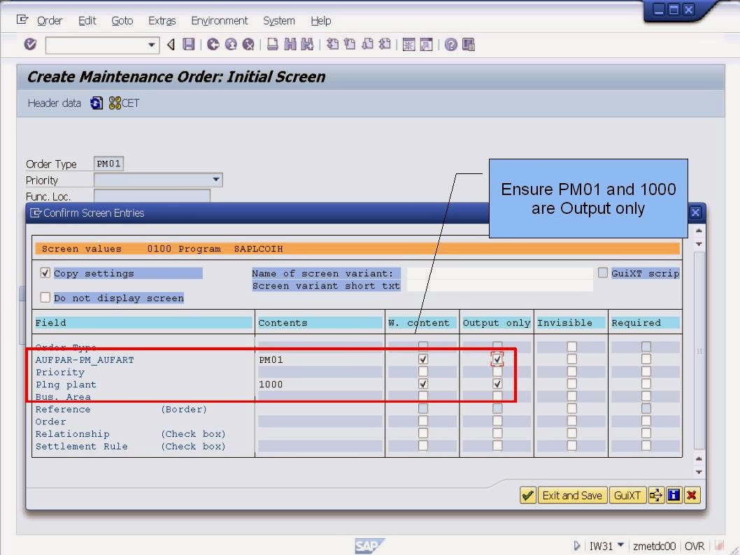 青蛙SAP分享 Froggy's SAP sharing: PM Transaction Variant for IW31 with ...