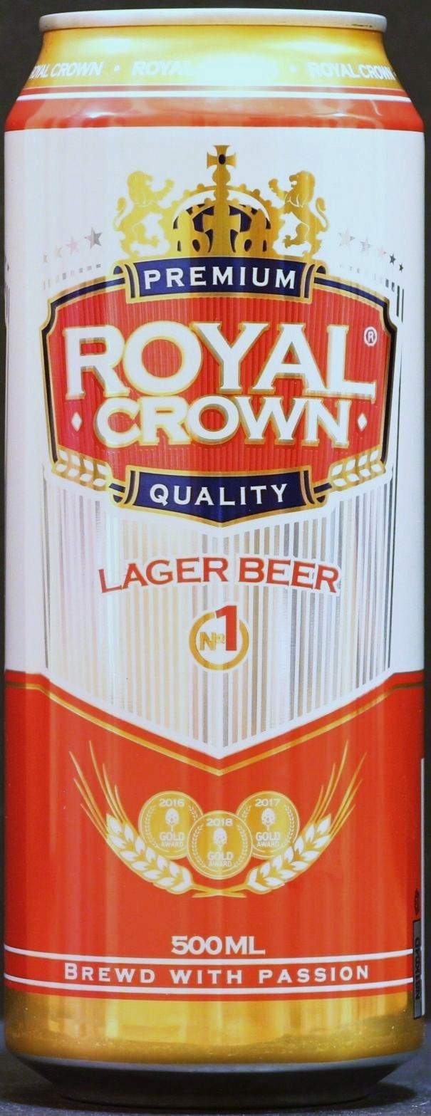 Burk-Bloggen: Royal Crown Lager Beer : ny dekor (1204157)