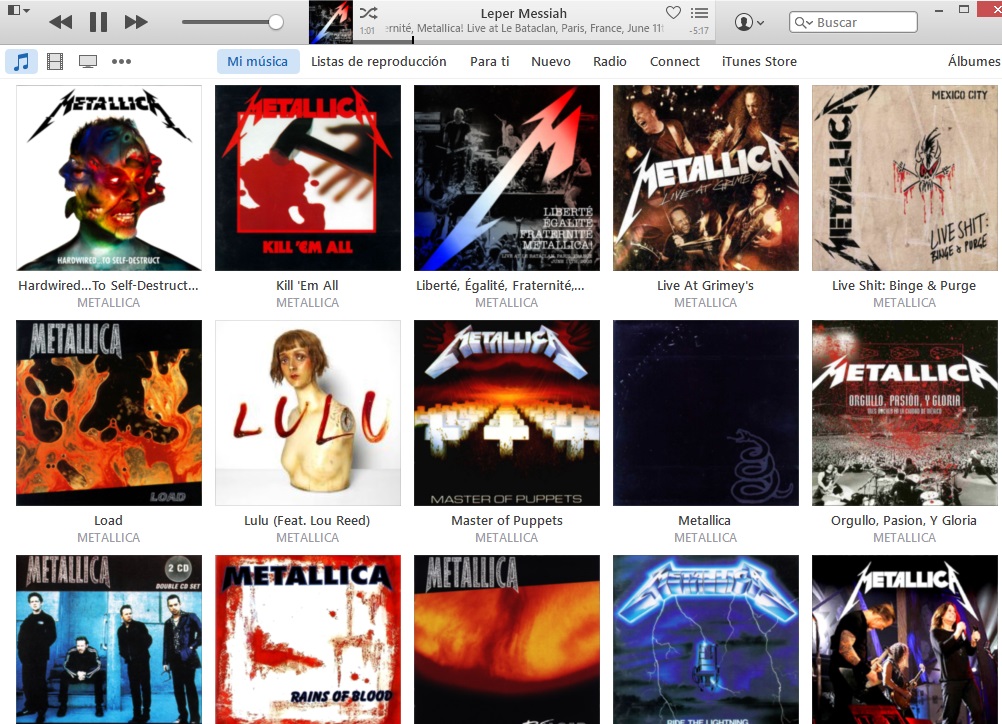 DISCOGRAFIA DE METALLICA