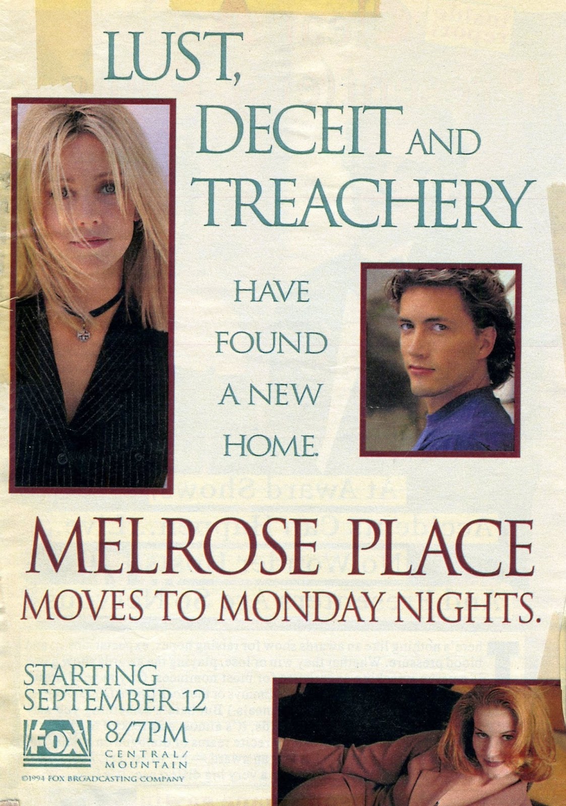 Melrose Place TV AD Season 3