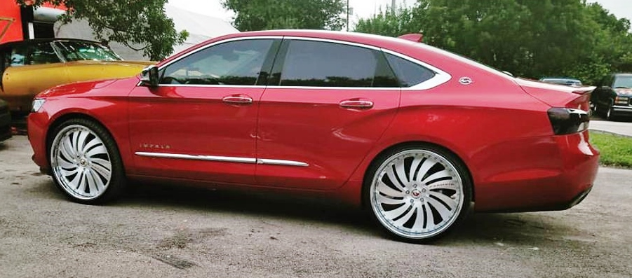 Ace-1: 2016 Chevy Impala on Brushed 24"s Forgiatos