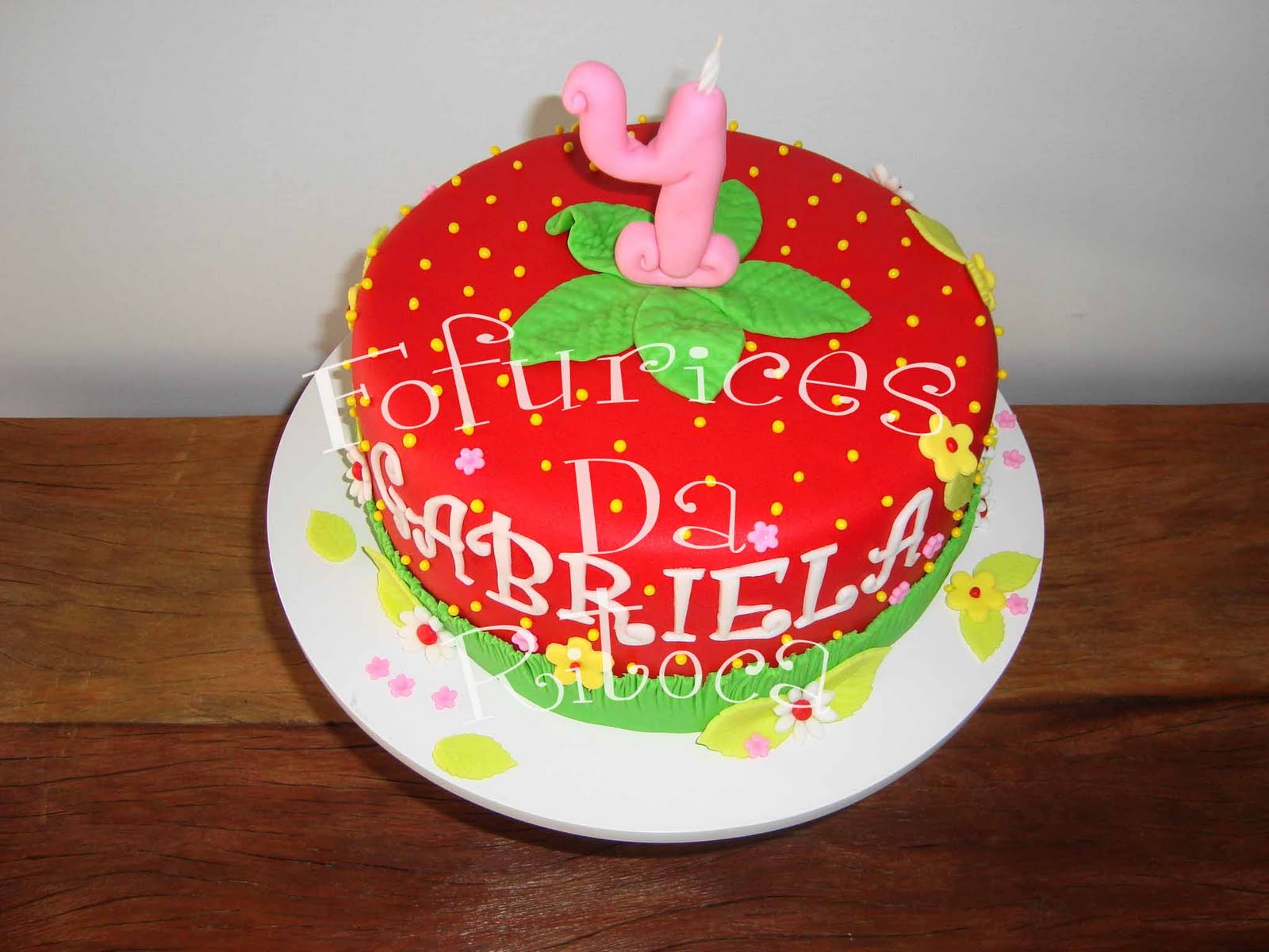 Fofurices da Ritoca: O outro bolo de Gabi!!