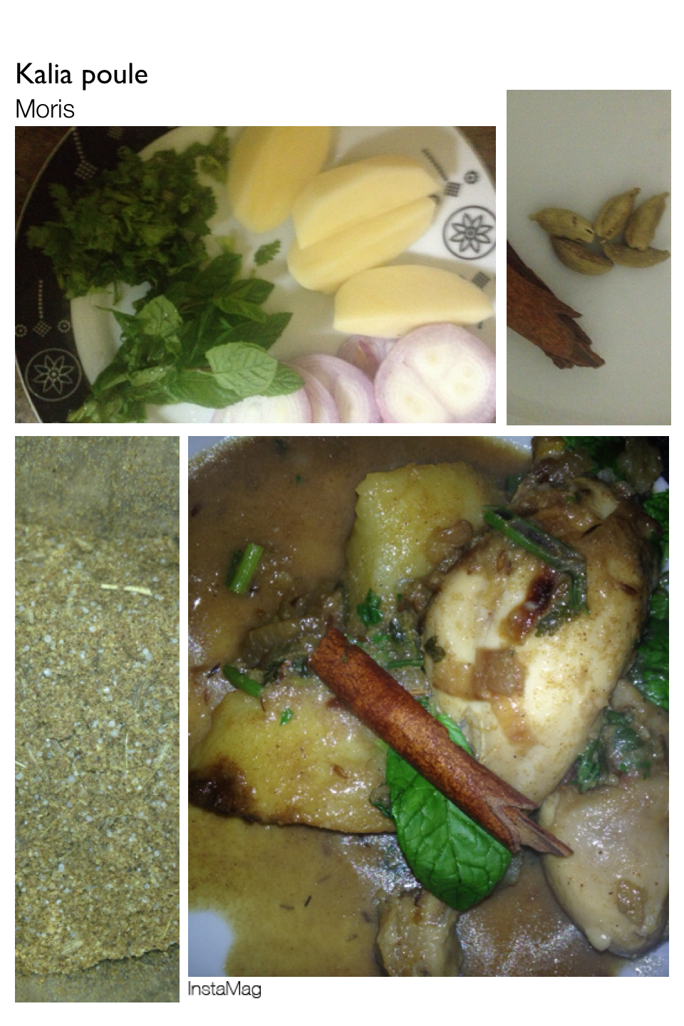 Mauritian and Fusion Cuisine: Chicken khalia