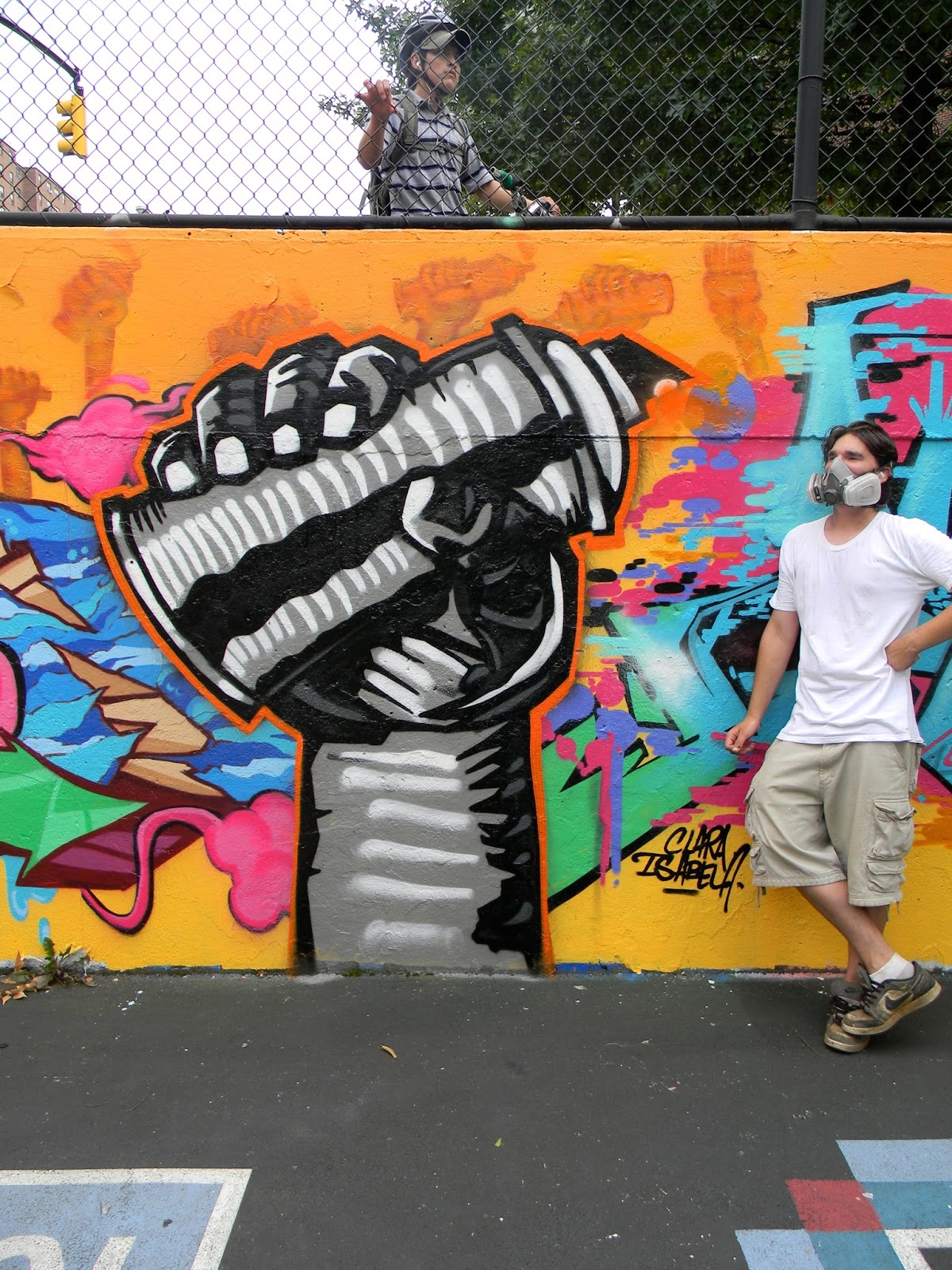 ART & FASHION SALON: Rocking It At The GRAFFITI HALL OF FAME; Wild ...