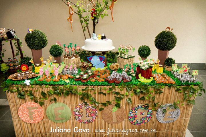 Kara's Party Ideas Rainforest Jungle Birthday Party | Kara's Party Ideas