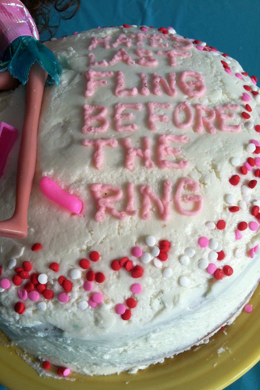 The Spatularettes: Bachelorette Cake