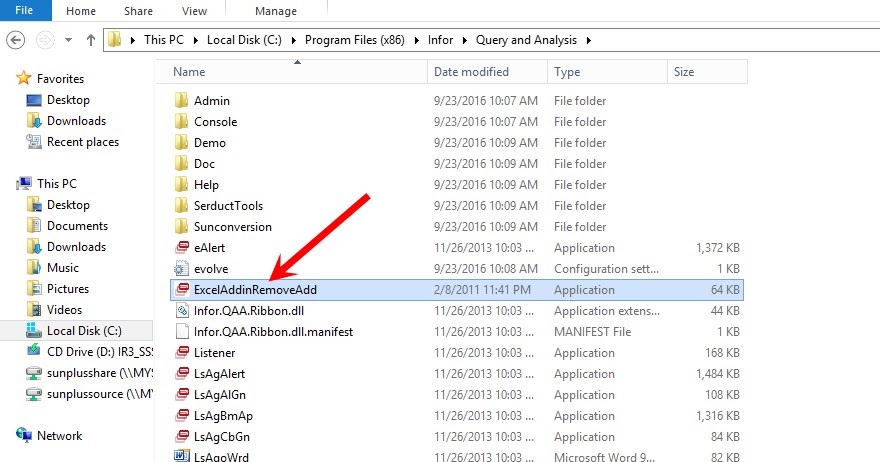 Free SunSystems Tutorial: How to Enabling the Infor Q&A or Add-Ins in Excel