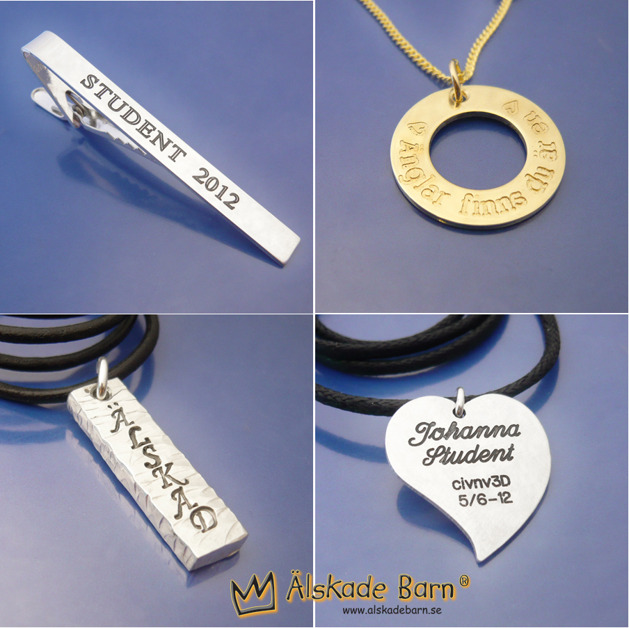 Älskade Barn: Studentpresenter, Silver & Smycken