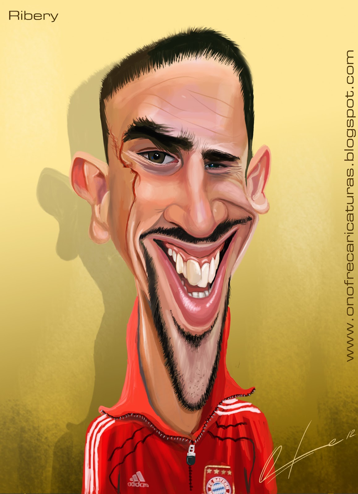 ONOFRE CARICATURAS: Frank Ribery