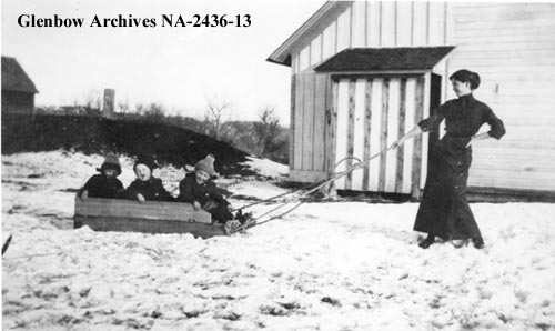 Heroes, Heroines, and History: Early photos of Children's Sleighs