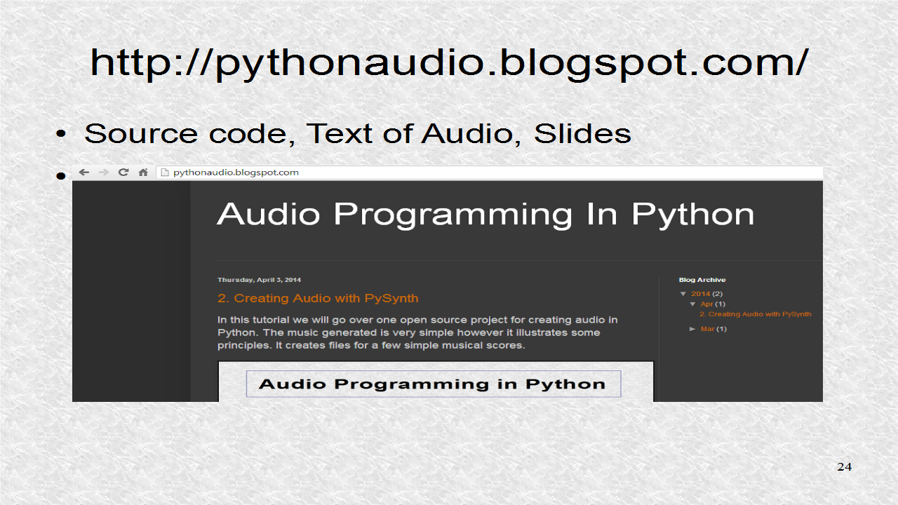 Audio Programming In Python: 4. Writing a Wav File - 1