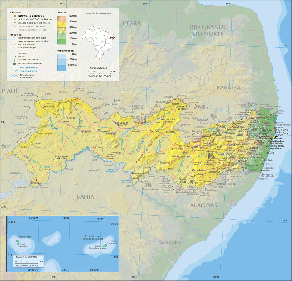 MAPAS DOS ESTADOS BRASILEIROS ~ Conhecimento é tudo
