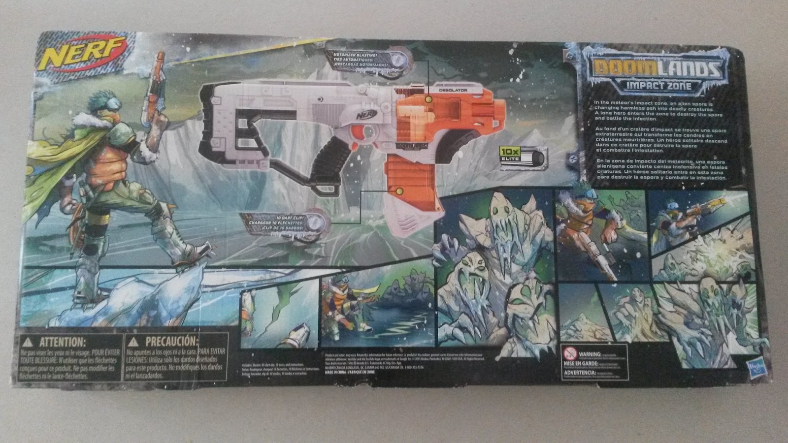 Outback Nerf: Review: Nerf Doomlands Desolator (US orange trigger)