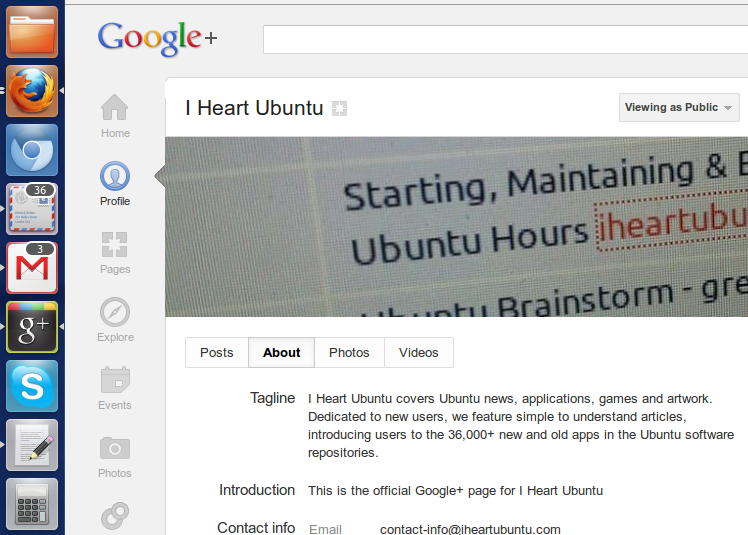 Ubuntu Web App Integration | iheartubuntu