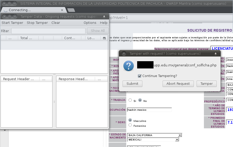 TÉcnicas De {sql Injection} Con Owasp Mantra Y Sqlmap En Aplicaciones Web ~ Root Geeks