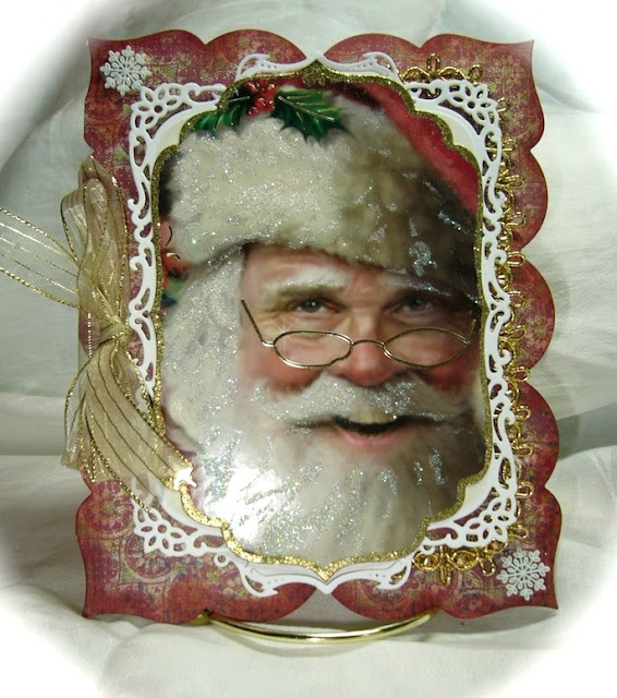 Creative Smiles - my little crafting world: A Vintage-Recycled Santa ...