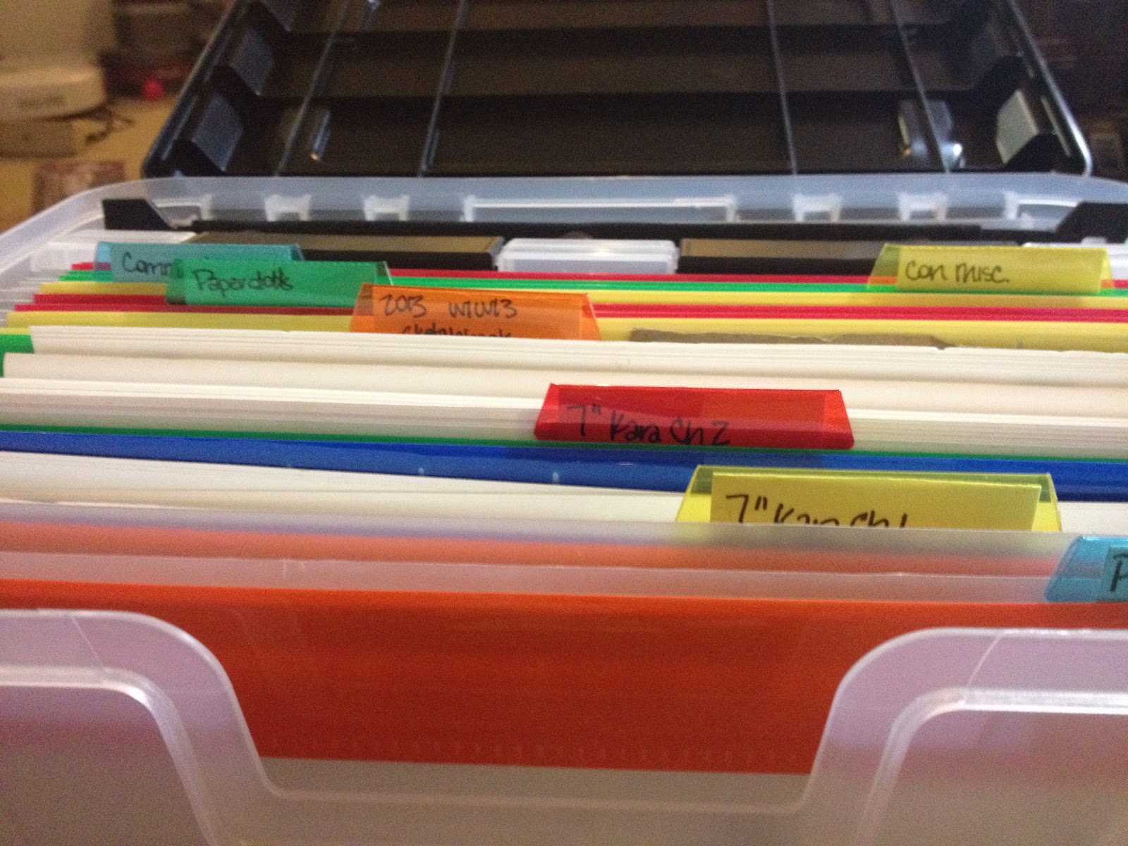 Using a Filing Box for Convention Organization
