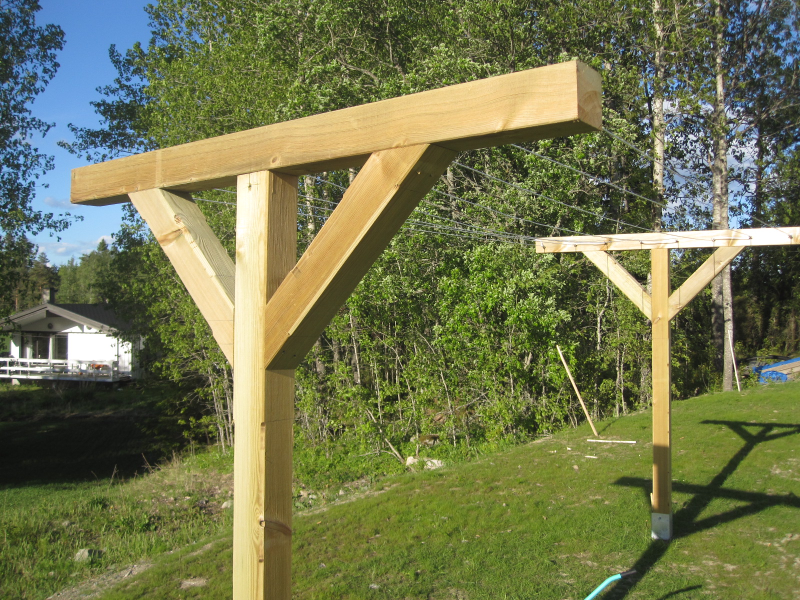 Jansson bygger hus: Tørkestativ