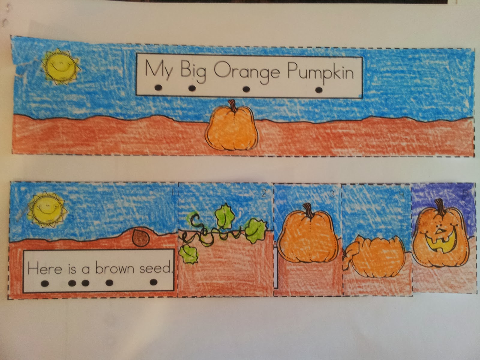 Colors and Kindergarten: Pumpkin Reader