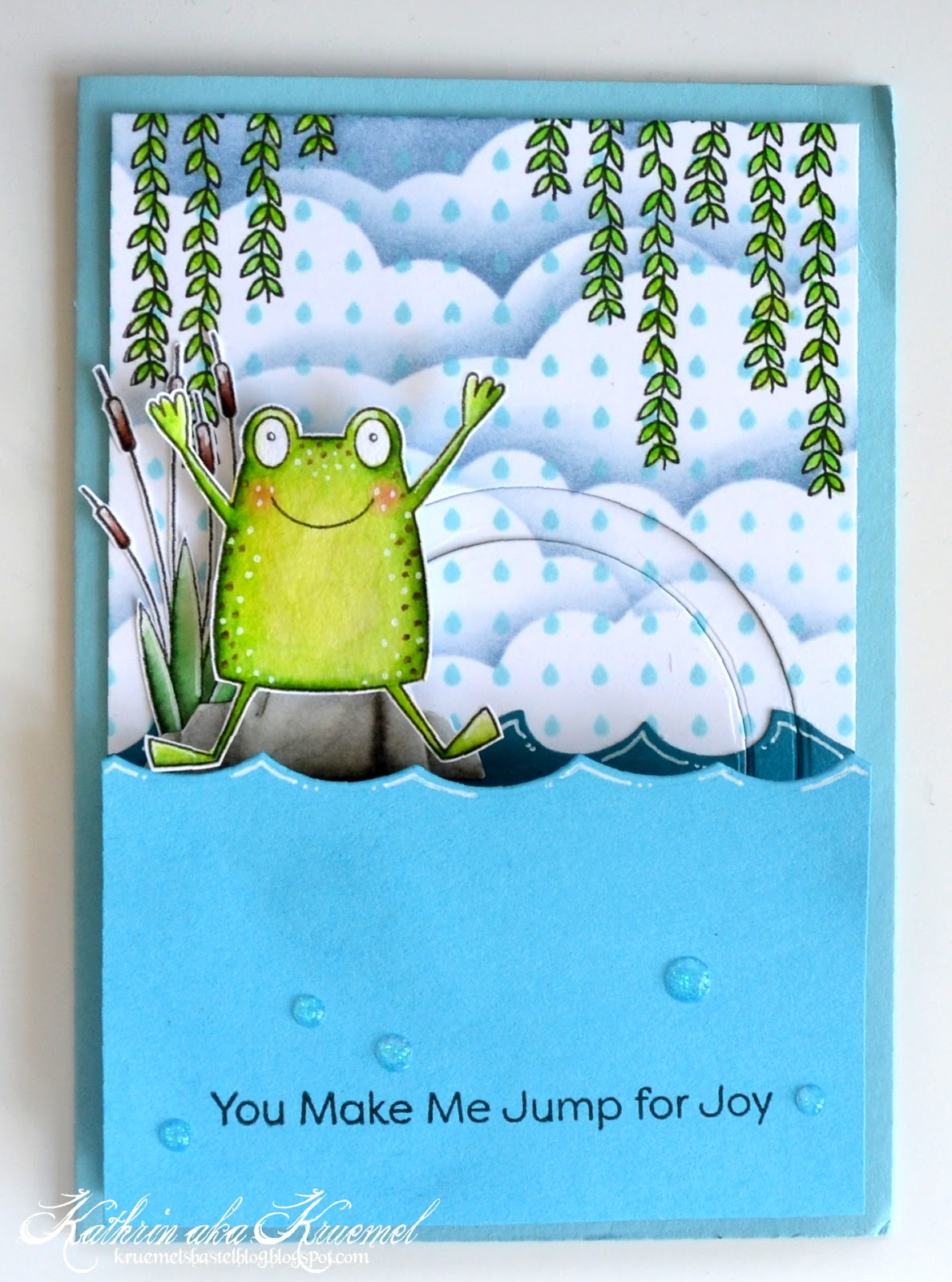 Kruemels Bastel-Blog: Ein springender Frosch