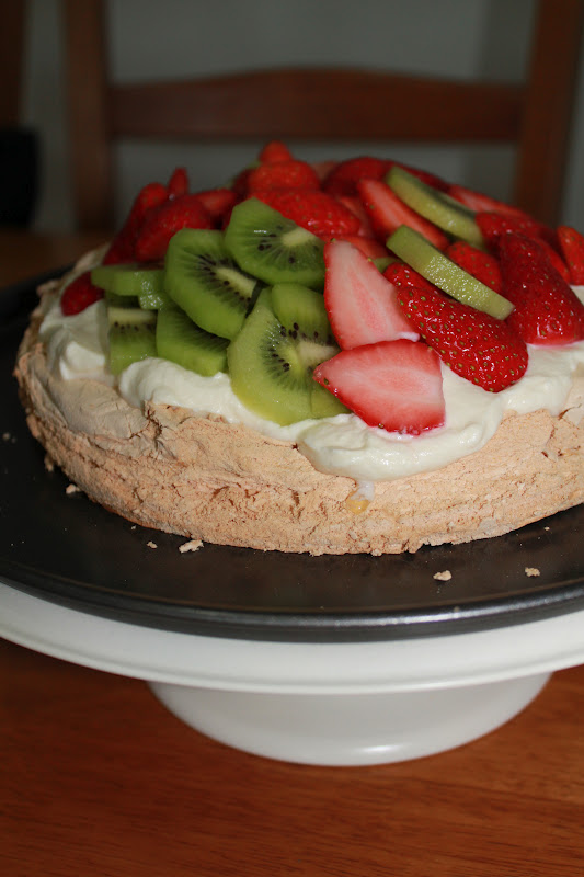 Kiwi Strawberry Pavlova