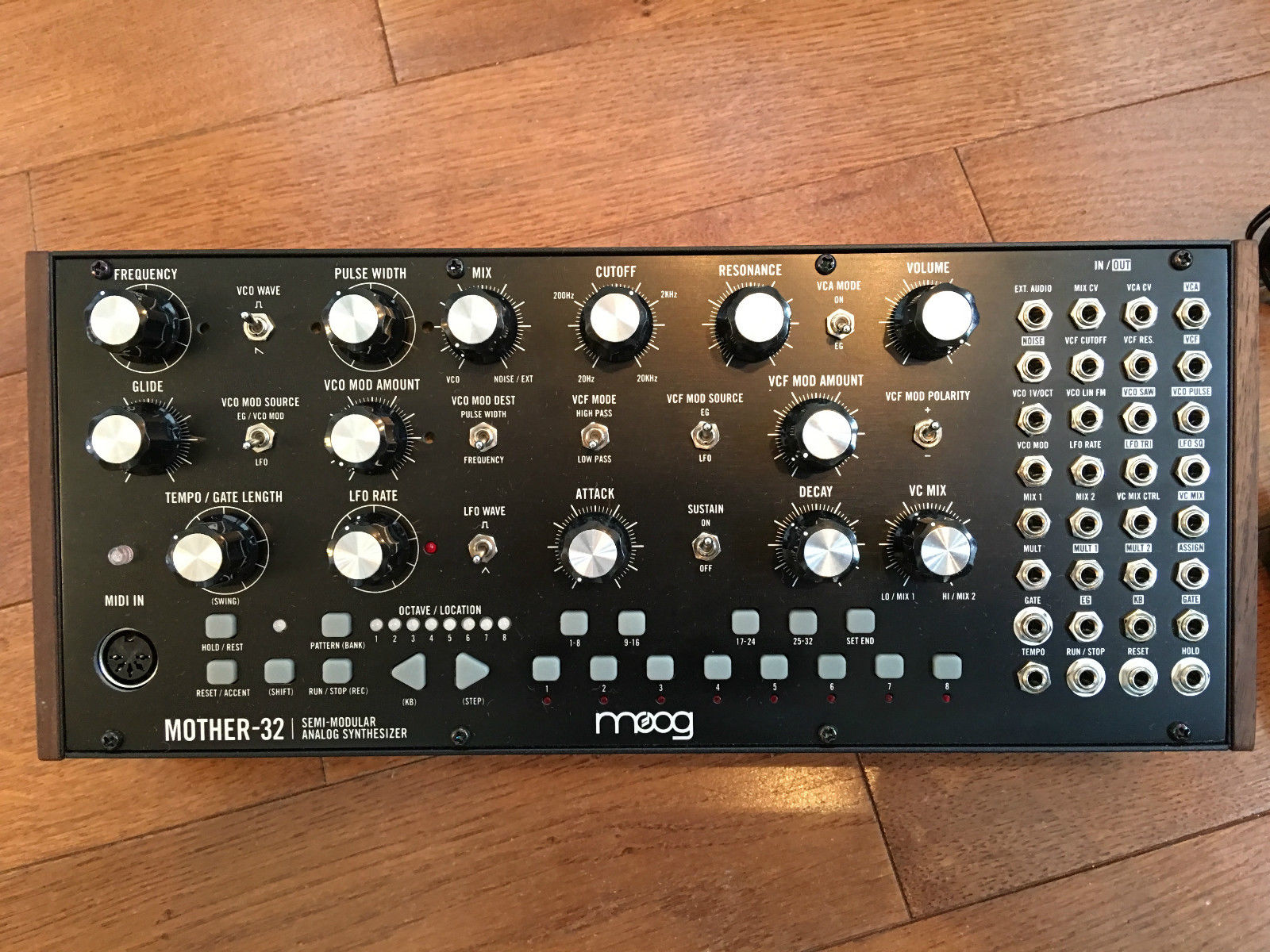 MATRIXSYNTH: MOOG MOTHER 32 SEMI-MODULAR SYNTHESIZER SN MOM 04929