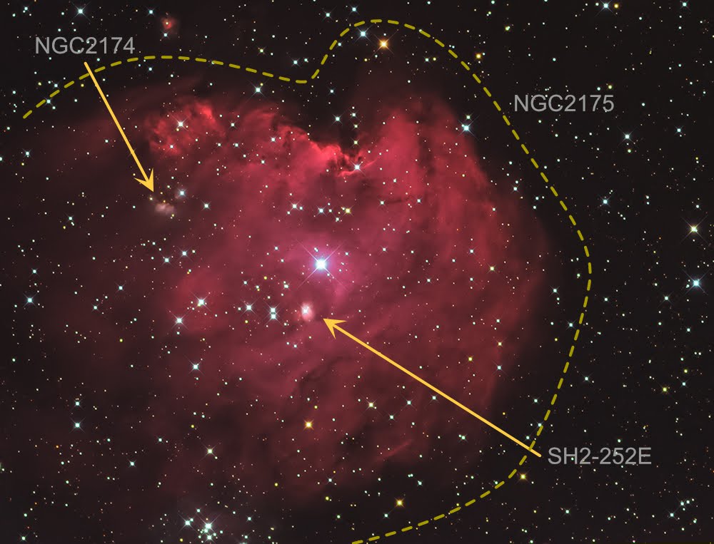 NGC2175 : Monkey Head Nebula