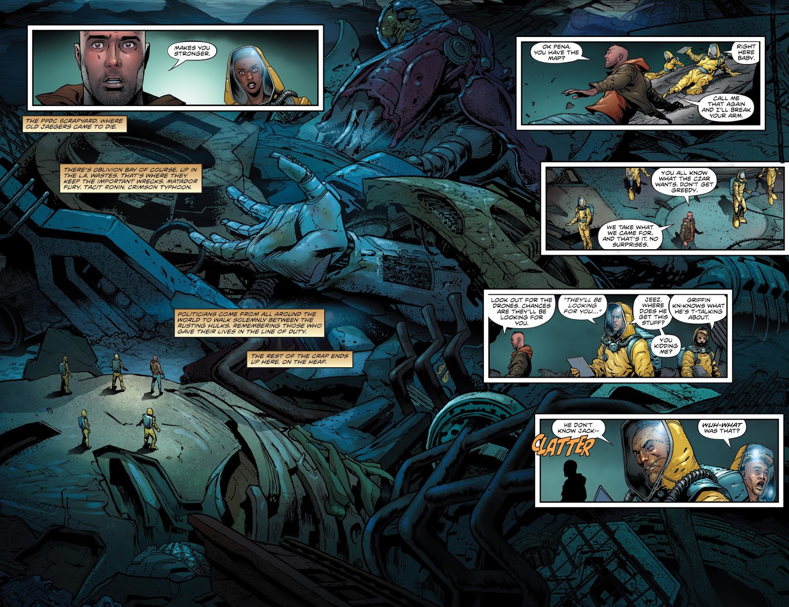 Pacific RIM Aftermath Comic