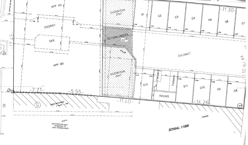 Residentie Dorpspoortje: inplantingsplan project