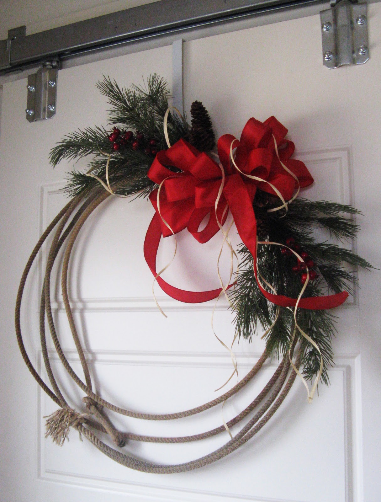 Lasso Christmas Wreath