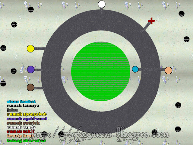 3. Full map bikini bottom