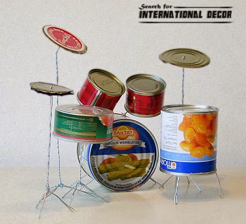 Cool recycled art and crafts with their hands