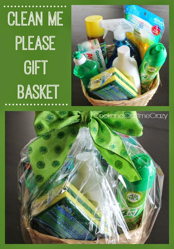 Cook and Craft Me Crazy: "Clean Me Please" Gift Basket