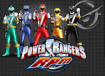 .: Power rangers RPM . Dublado